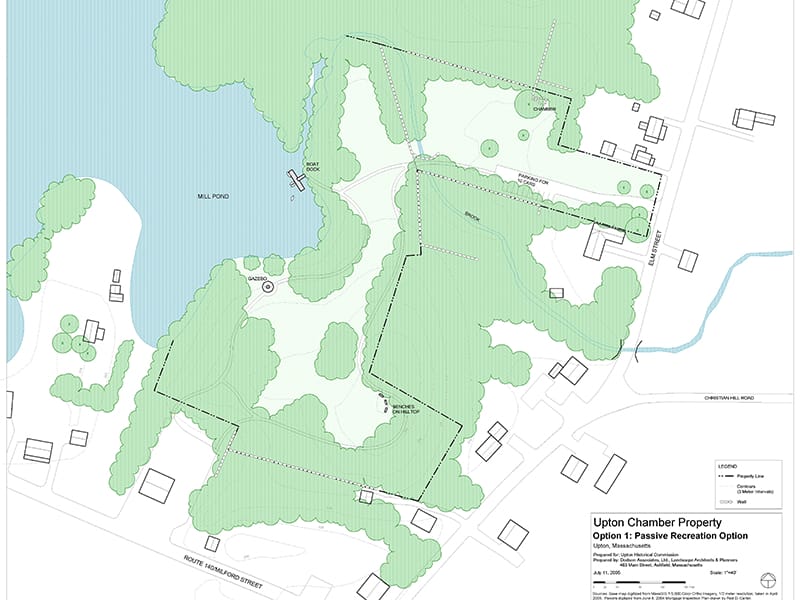 UPTON CHAMBER PARK - Dodson & Flinker - Landscape Architecture and Planning