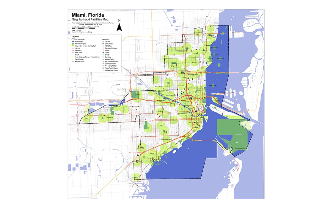 MIAMI PARKS AND PUBLIC PLACES MASTERPLAN - Dodson & Flinker - Landscape ...